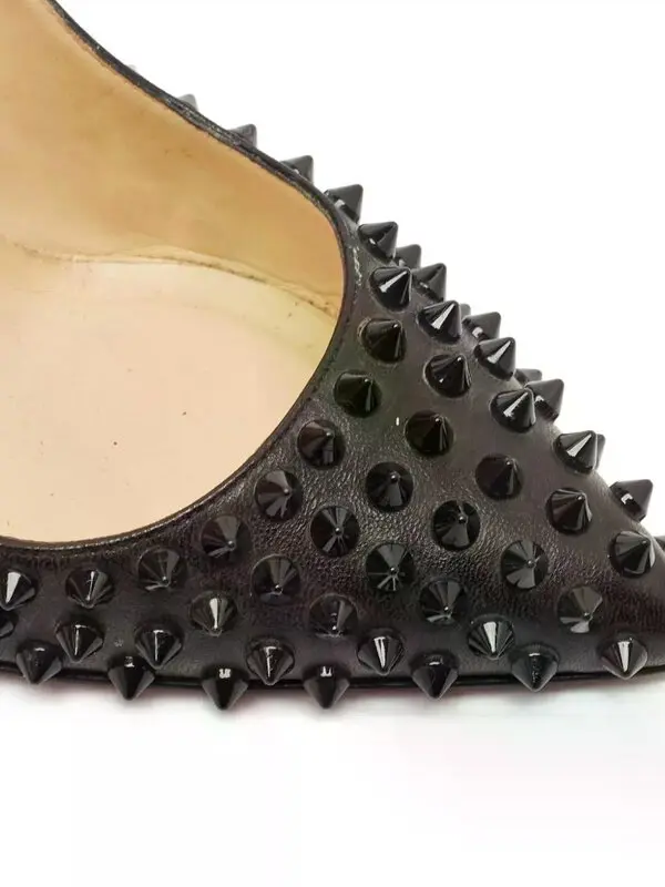 CHRISTIAN LOUBOUTIN 100mm Spike-embellished Pointed-toe Pumps
