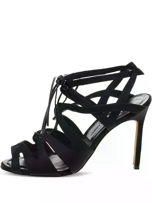 Manolo Blahnik 105mm Netochka Sandals