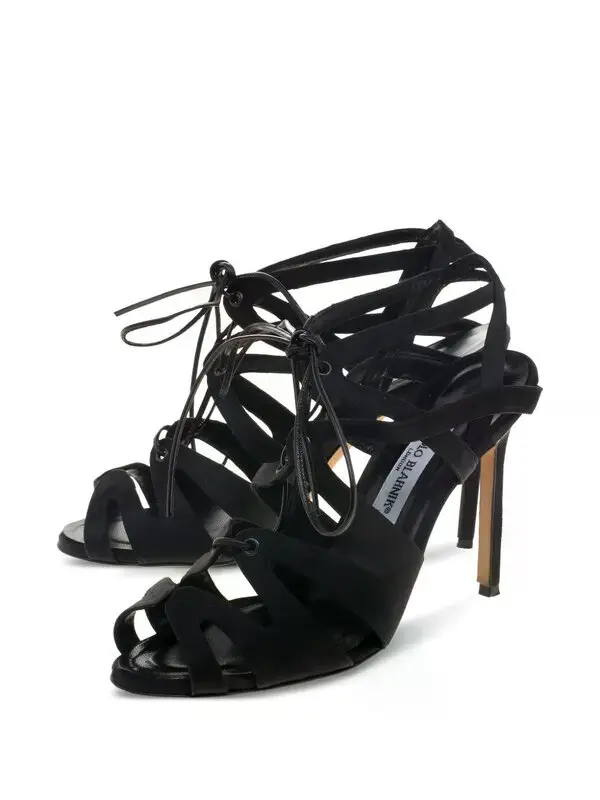 Manolo Blahnik 105mm Netochka Sandals