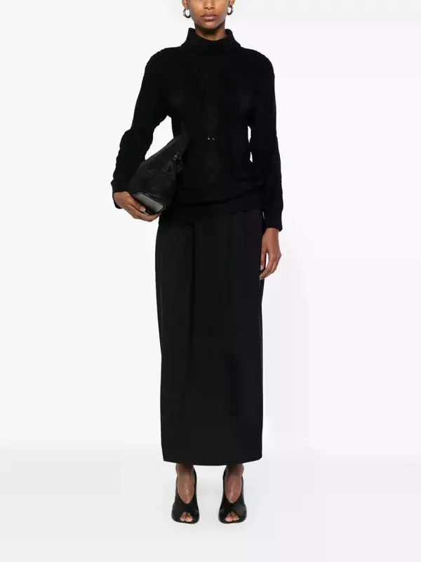 Issey Miyake 1980s Turtleneck Textured Sweater