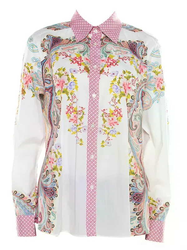 Etro Floral Paisley Shirt - White