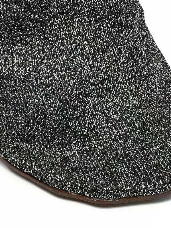 Vetements 90mm Metallic Sock Boots - Black