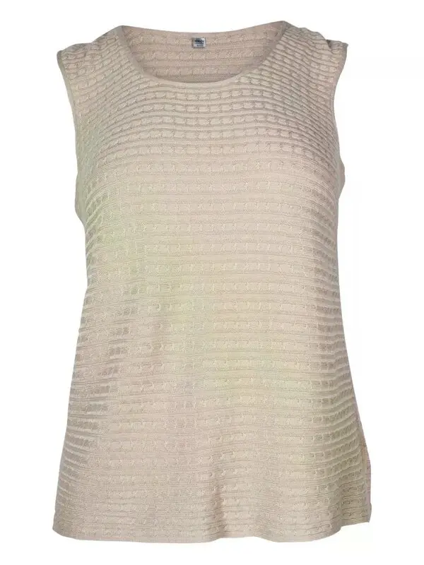 Giorgio Armani Knitted Sleeveless Top