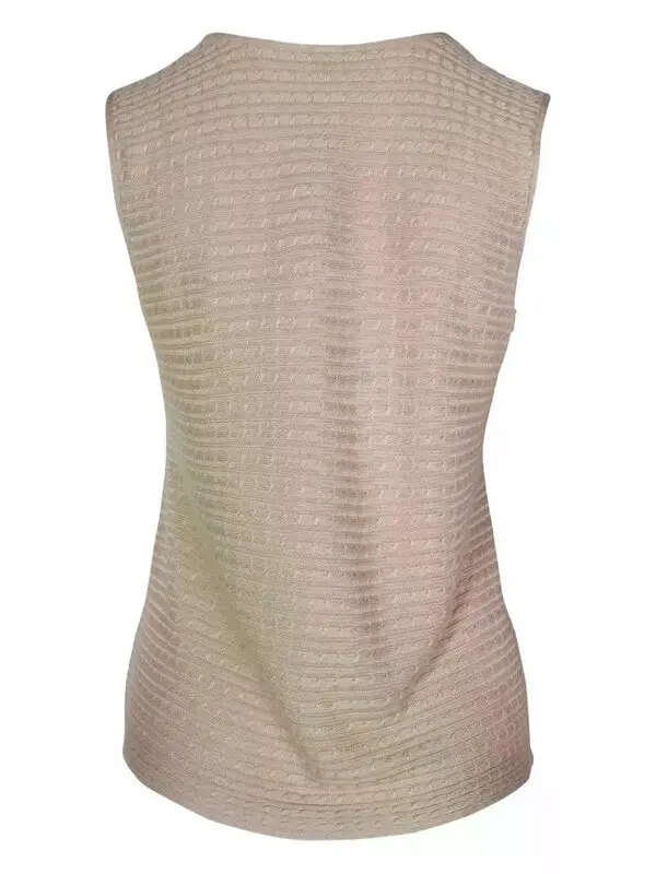 Giorgio Armani Knitted Sleeveless Top