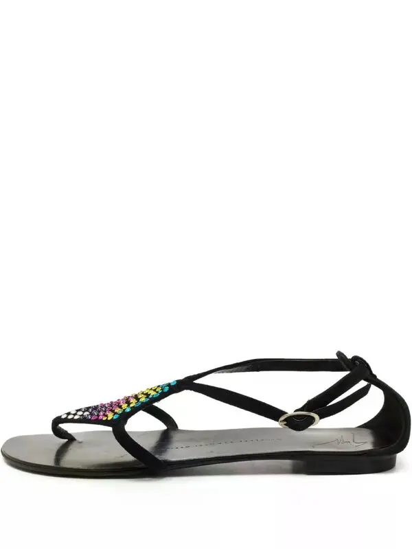 GIUSEPPE ZANOTTI Crystal-embellished Sandals