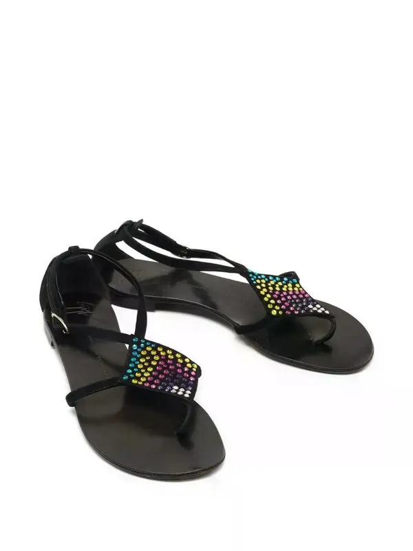 GIUSEPPE ZANOTTI Crystal-embellished Sandals