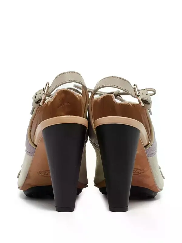 TOD'S Two-tone 100mm Sandals