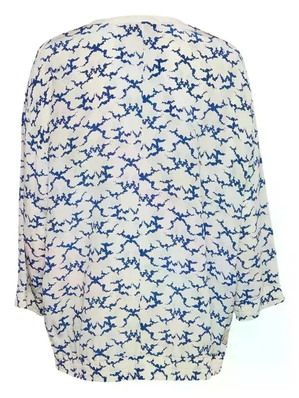 Stella McCartney Abstract-print Silk Top