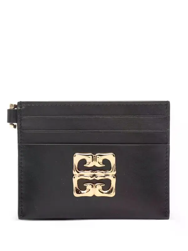 Givenchy 2010-2025 Leather 4g Liquid Card Holder - Black