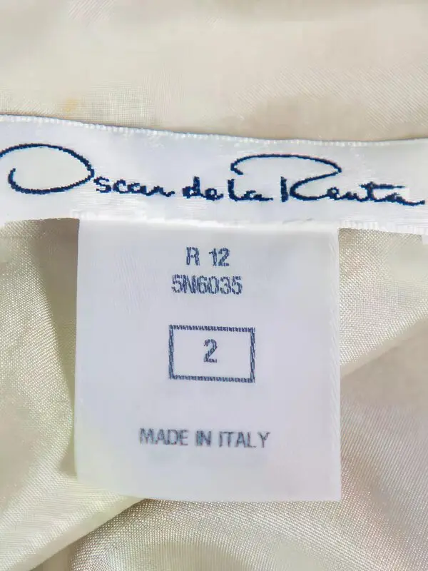 Oscar De La Renta Abstract-pattern Print Midi Dress