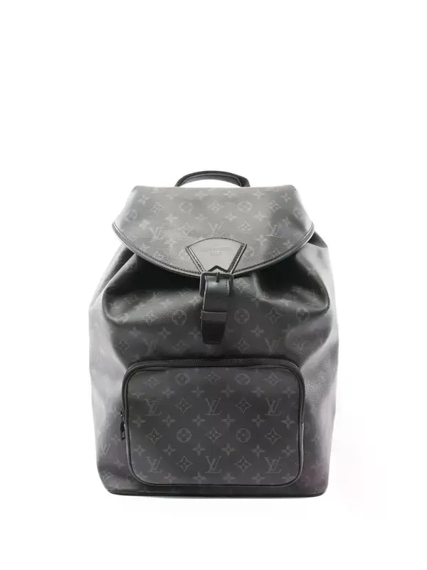 LOUIS VUITTON 2021 Montsouris Monogram Backpack - Grey