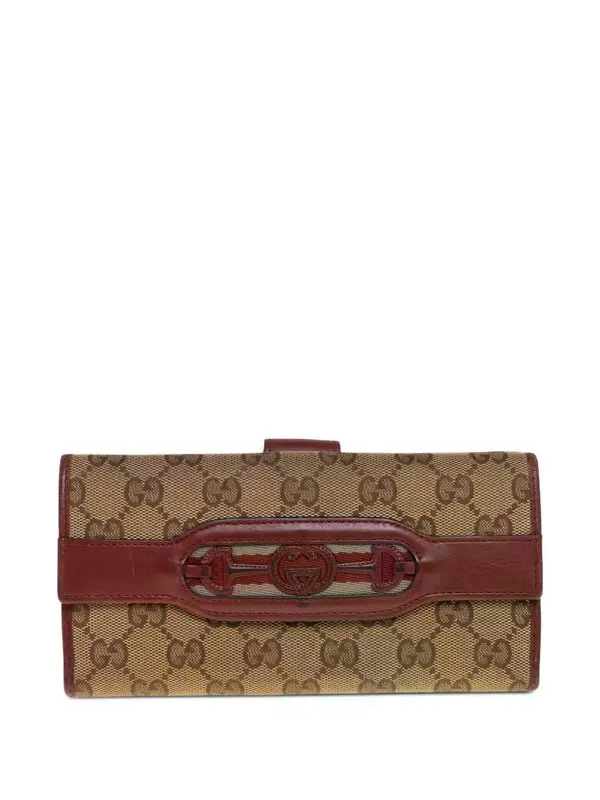 Gucci Gg Canvas Wallet - Neutrals