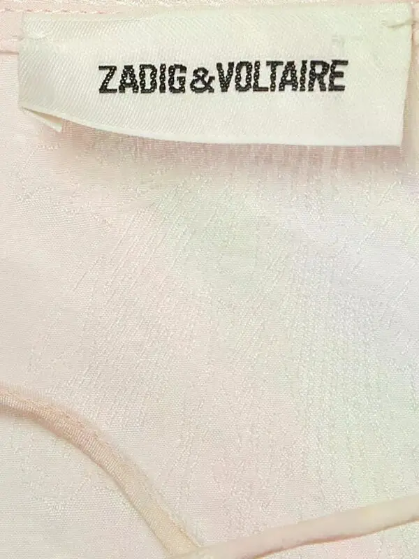Zadig&Voltaire Ruffle-detail Floral Silk Blouse
