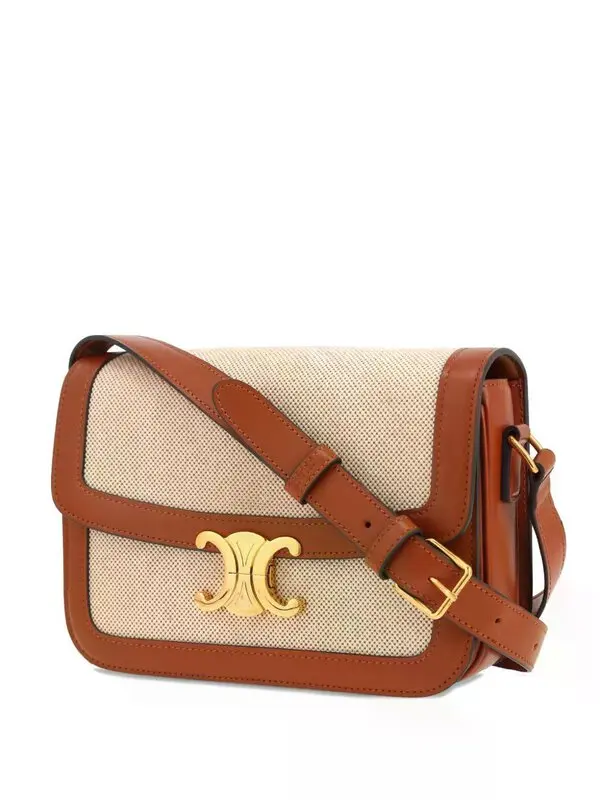 Celine Triomphe Shoulder Bag - Brown