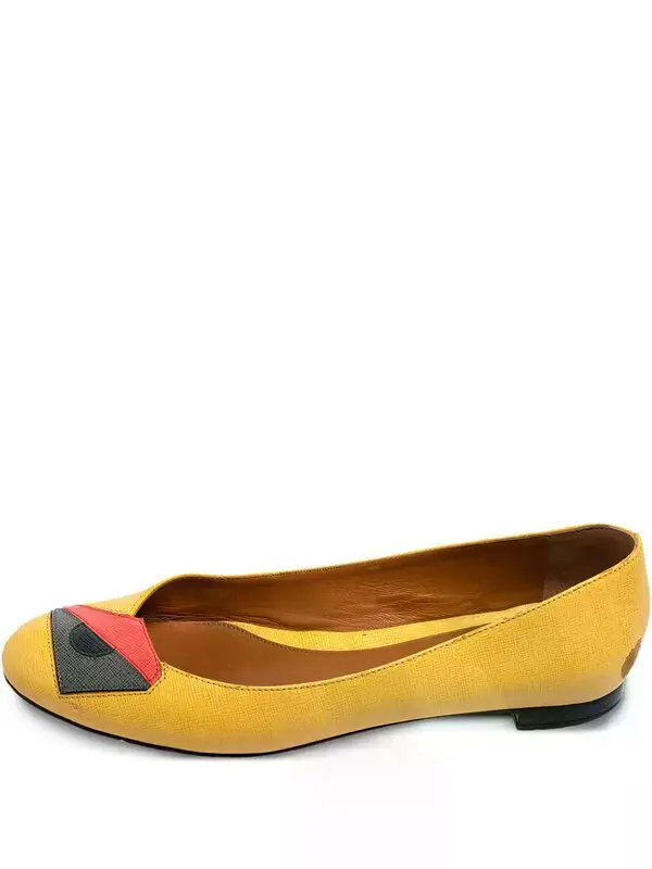 Fendi Leather Ballet Flats