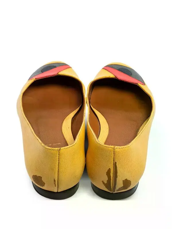 Fendi Leather Ballet Flats
