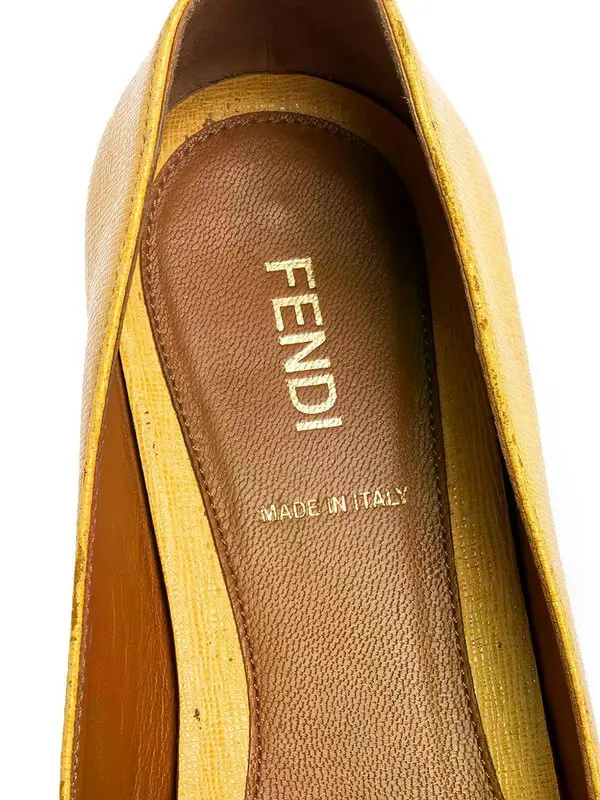 Fendi Leather Ballet Flats
