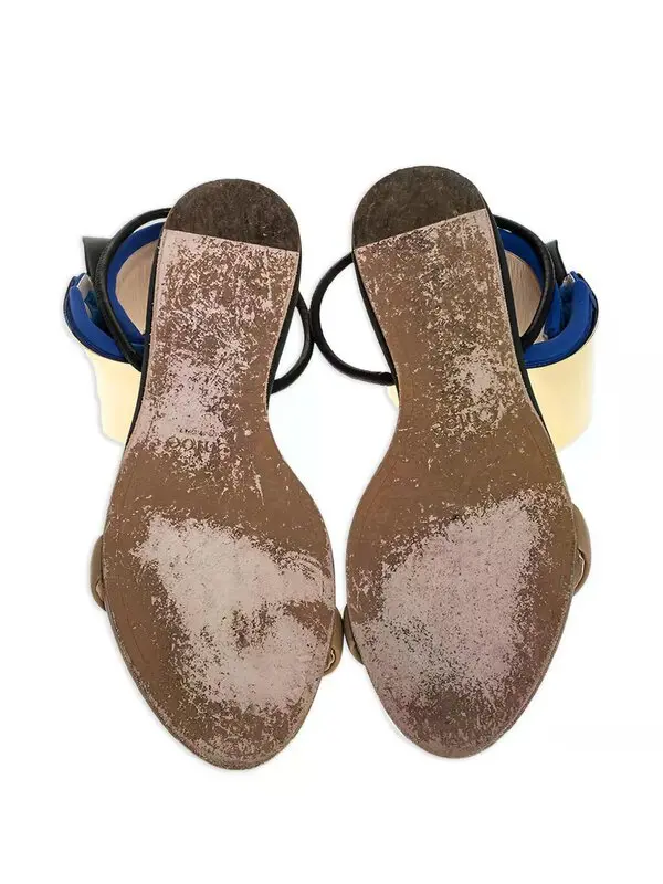 Chloé Buckle-detail Leather Sandals