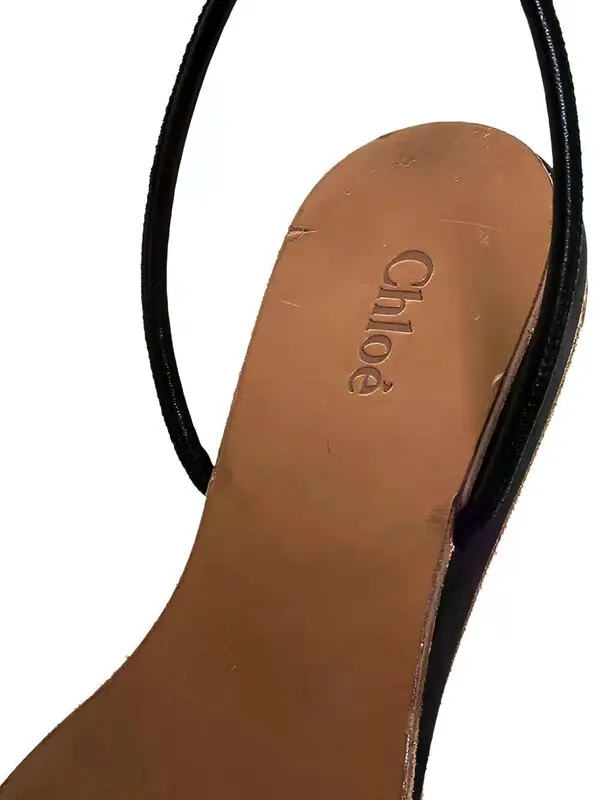 Chloé Buckle-detail Leather Sandals