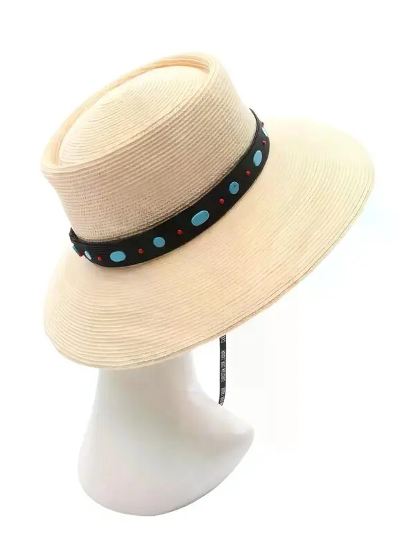 Dior 2020s Beaded Hat - Neutrals
