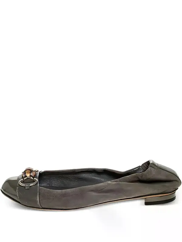 Gucci Bamboo-detail Ballet Flats