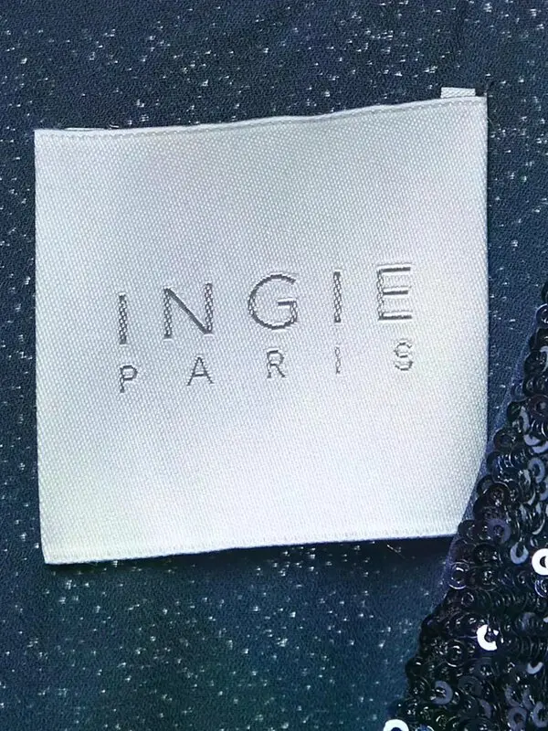 INGIE PARIS Sequinned Chain-belt Mini Dress