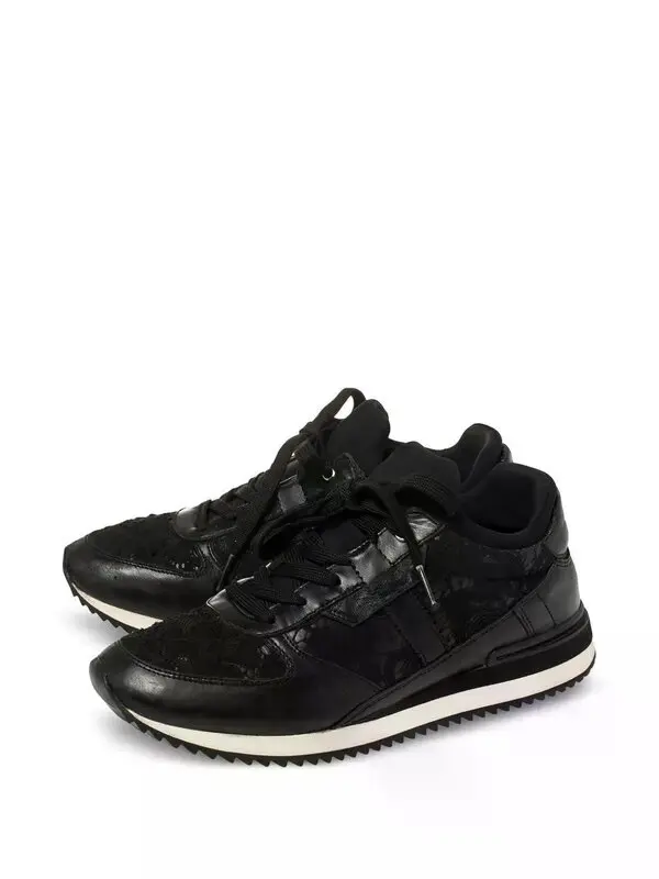 Dolce & Gabbana Lace-panel Leather Sneakers