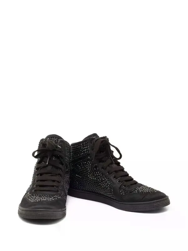 Gucci Coda Crystal Embellished High-top Sneakers