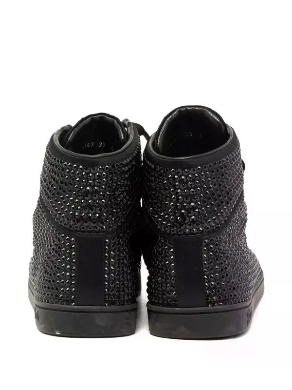 Gucci Coda Crystal Embellished High-top Sneakers