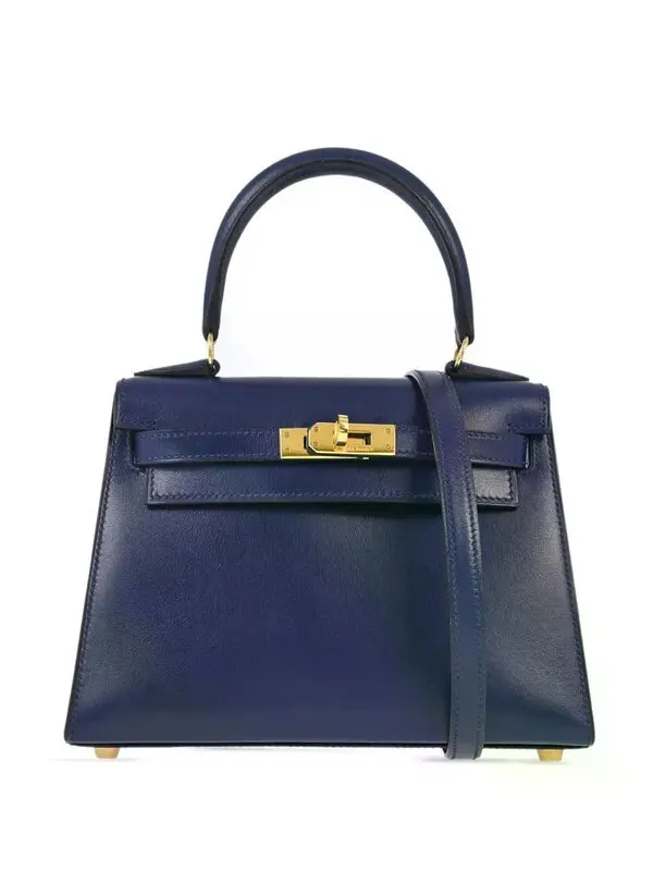 Hermès 1996 Kelly 20 Handbag - Blue