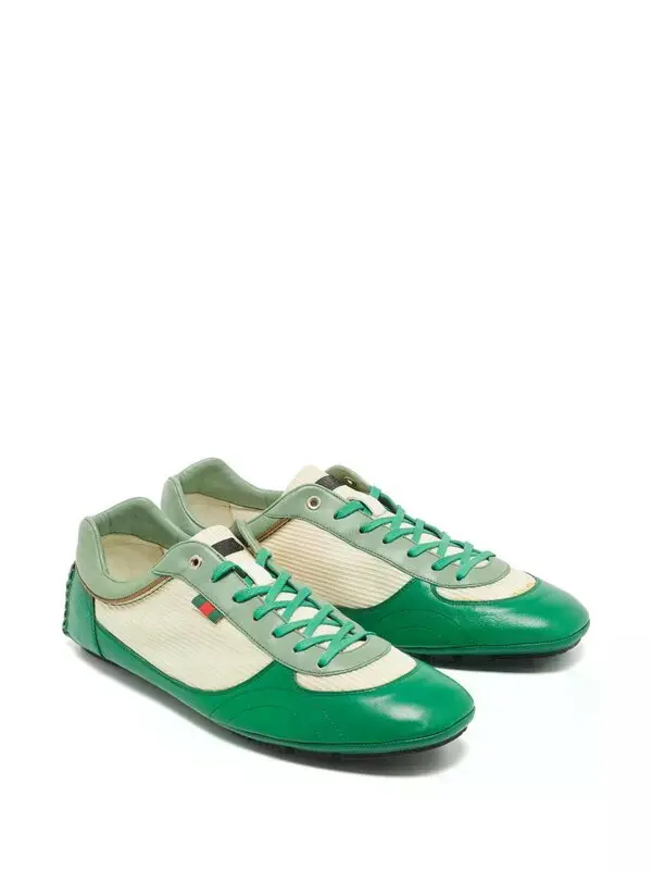 Gucci Leather Panelled Sneakers