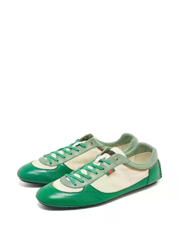 Gucci Leather Panelled Sneakers