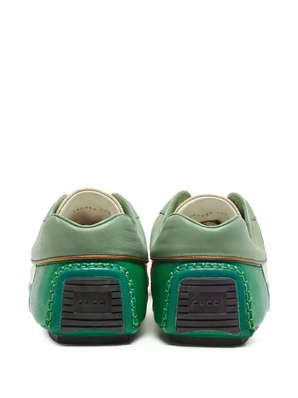 Gucci Leather Panelled Sneakers