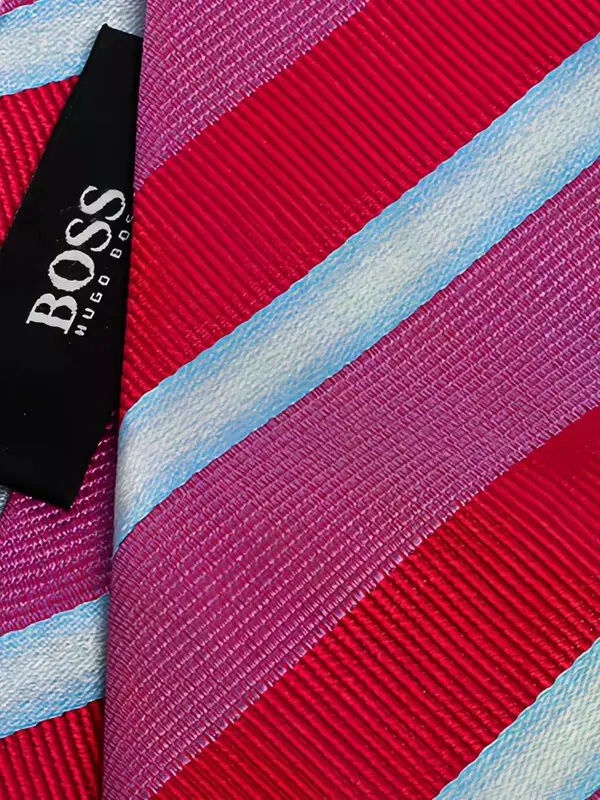 BOSS Striped Silk Tie