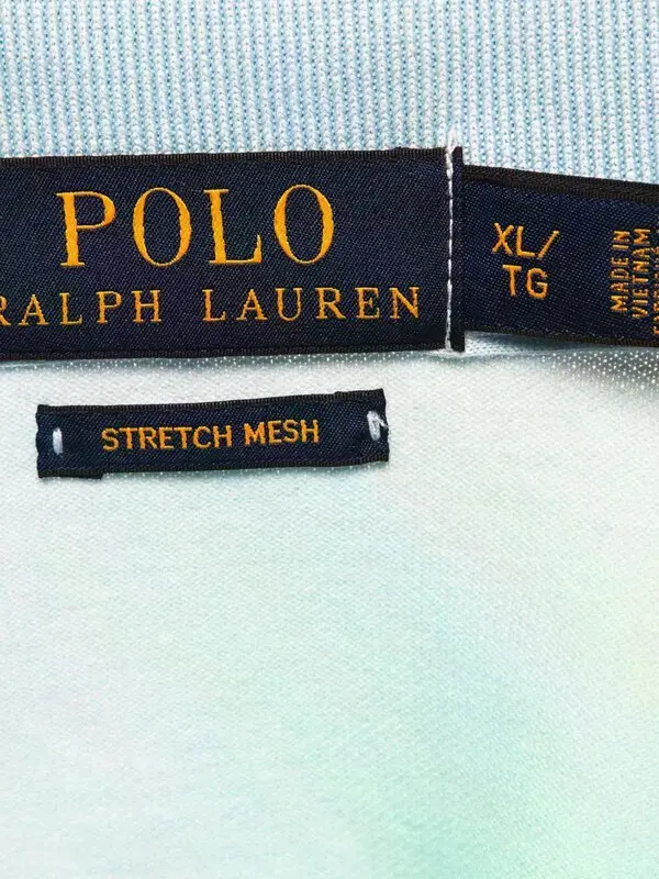 Polo Ralph Lauren Mesh Polo Shirt - Blue