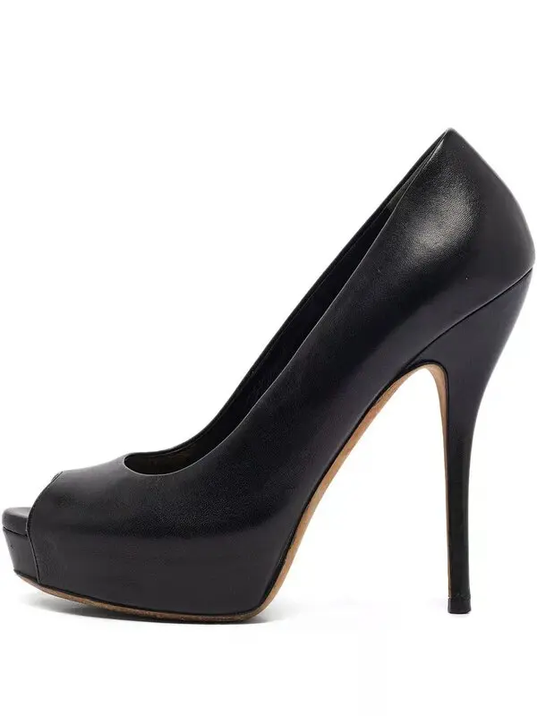 Gucci Peep-toe Heeled Pumps