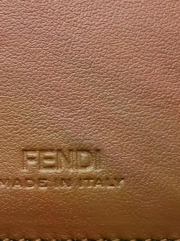 Fendi 2020s Denim Leather Wallet