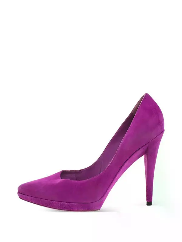 Saint Laurent 115mm Janis Suede Pumps