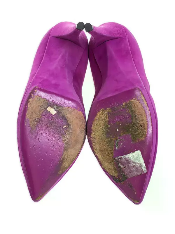 Saint Laurent 115mm Janis Suede Pumps