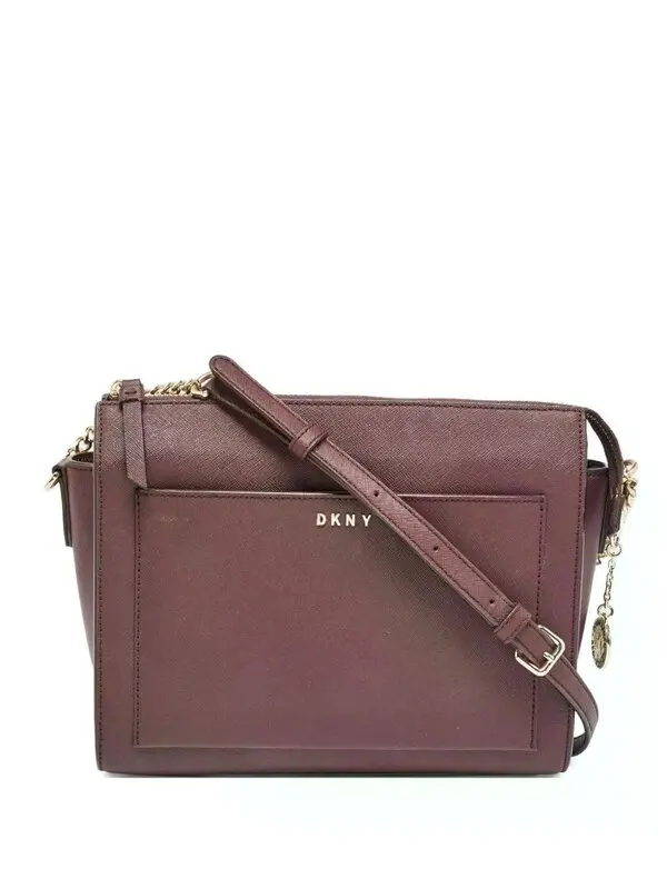 Dkny Structured Leather Crossbody Bag