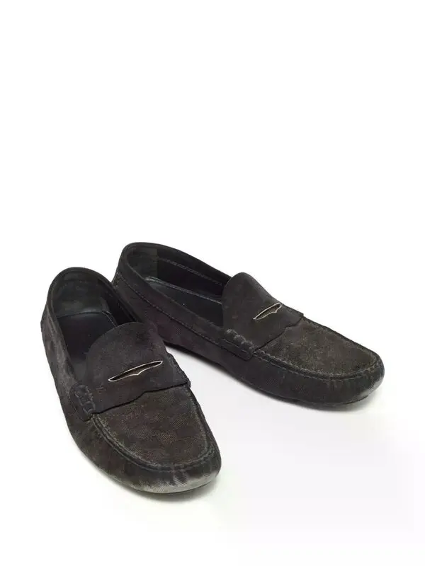 LOUIS VUITTON Monogram Canvas Loafers