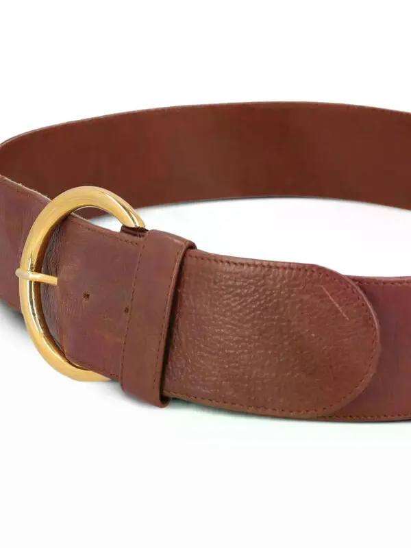 Vintage Leather Buckle Belt
