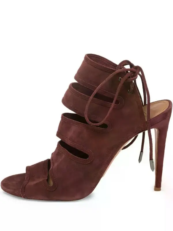 AQUAZZURA 110mm Sloane Open-toe Sandals - Red