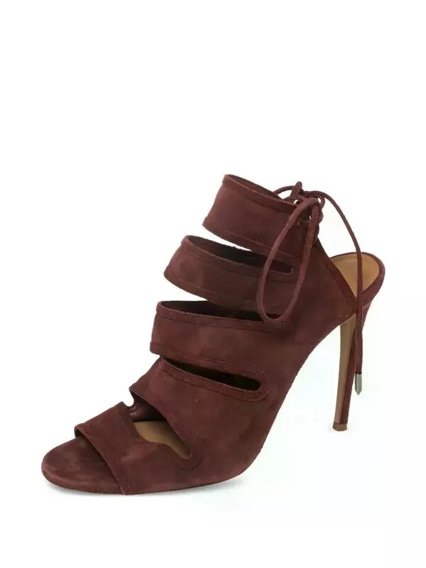 AQUAZZURA 110mm Sloane Open-toe Sandals - Red