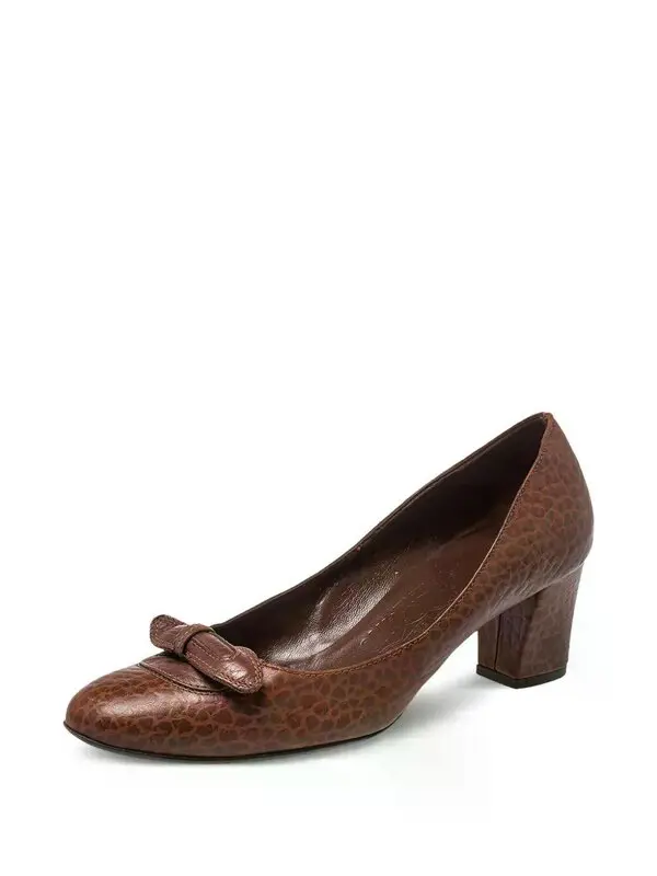 FERRAGAMO Leather Heeled Pumps