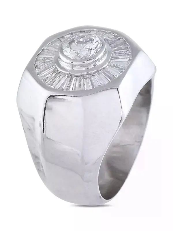 LB EXCLUSIVE 18k White Gold Diamond Ring