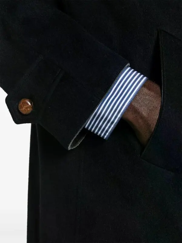 A.N.G.E.L.O. VINTAGE CULT 1970s Double-breasted Virgin Wool Coat