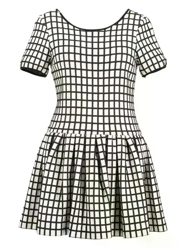 ANNIE P. Check-pattern Dress