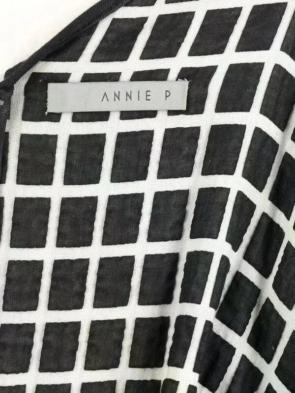 ANNIE P. Check-pattern Dress