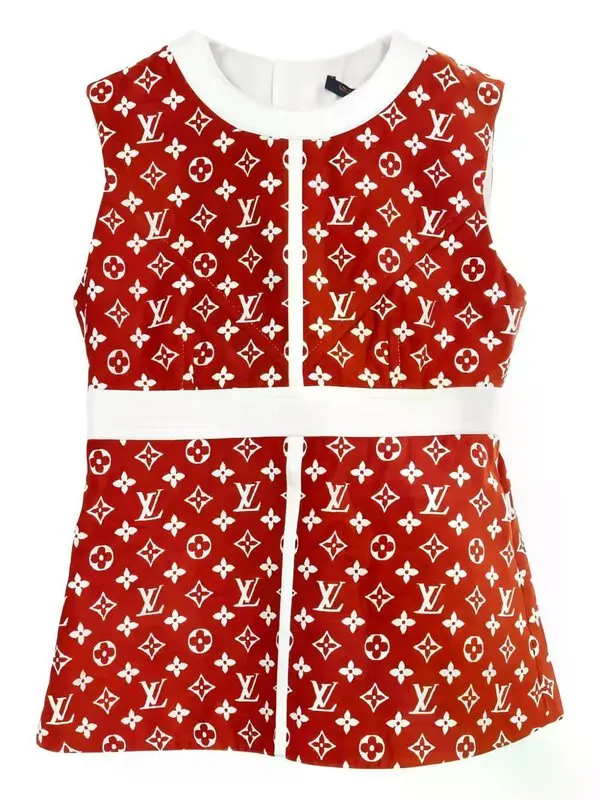 LOUIS VUITTON Monogram-pattern Top